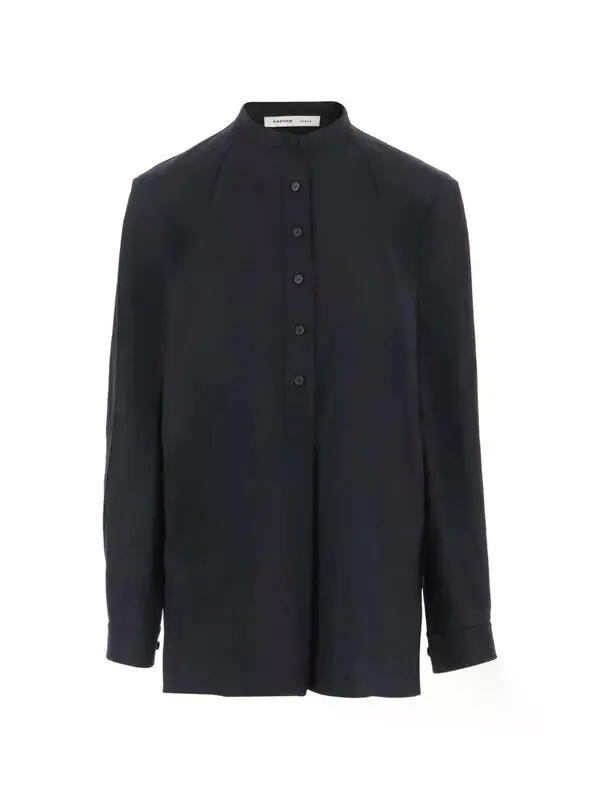 Carven Half-button Wool Shirt