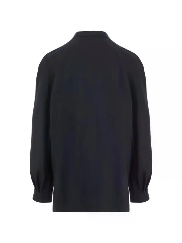 Carven Half-button Wool Shirt