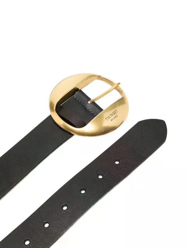 TWINSET Logo Buckle Belt