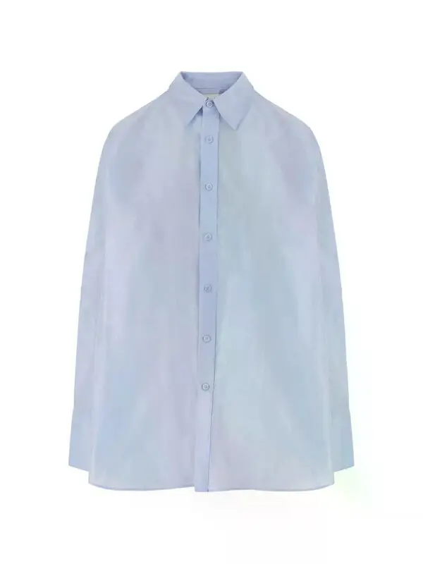 Carven Oversized Silk Shirt