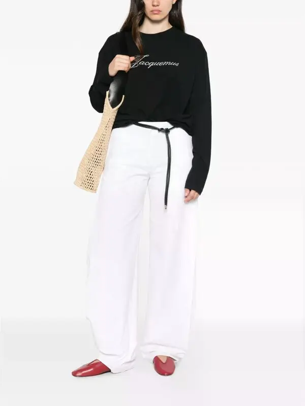 Jacquemus Logo-print Long-sleeve T-shirt
