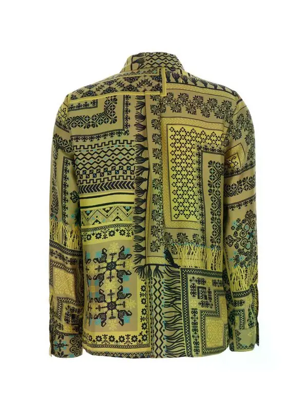 Momoni Arles Patchwork-print Shirt