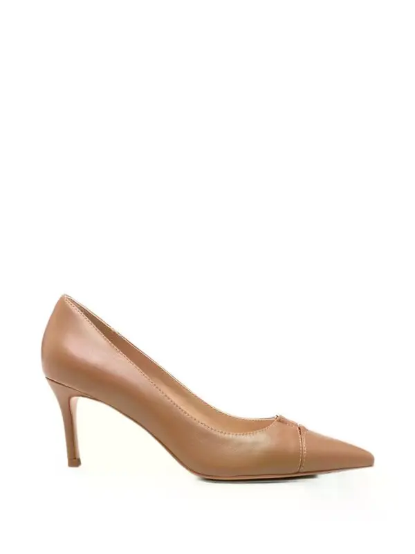 TWINSET Leather Pointed Toe High Heel Court Shoes