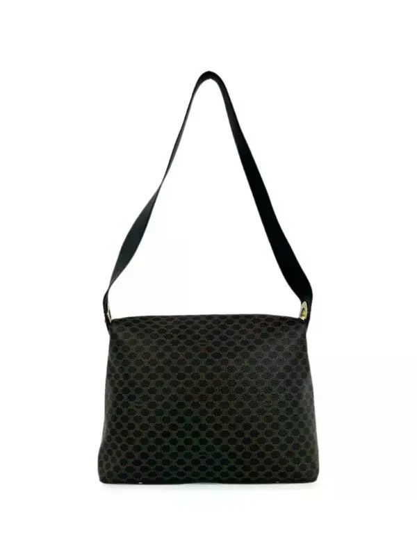 Celine 1998 Macadam Coated Canvas Shoulder Bag