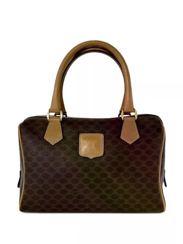 Celine Macadam Boston Bag - Brown