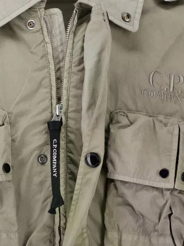 C.P. COMPANY Multi-pocket Goggle Jacket - Green