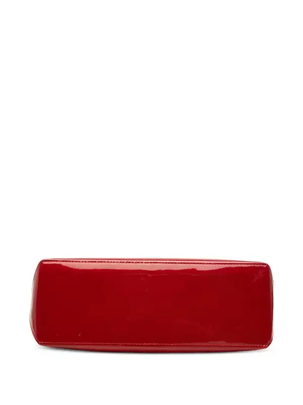 LOUIS VUITTON Monogram Vernis Wilshire Pm Handbag - Red