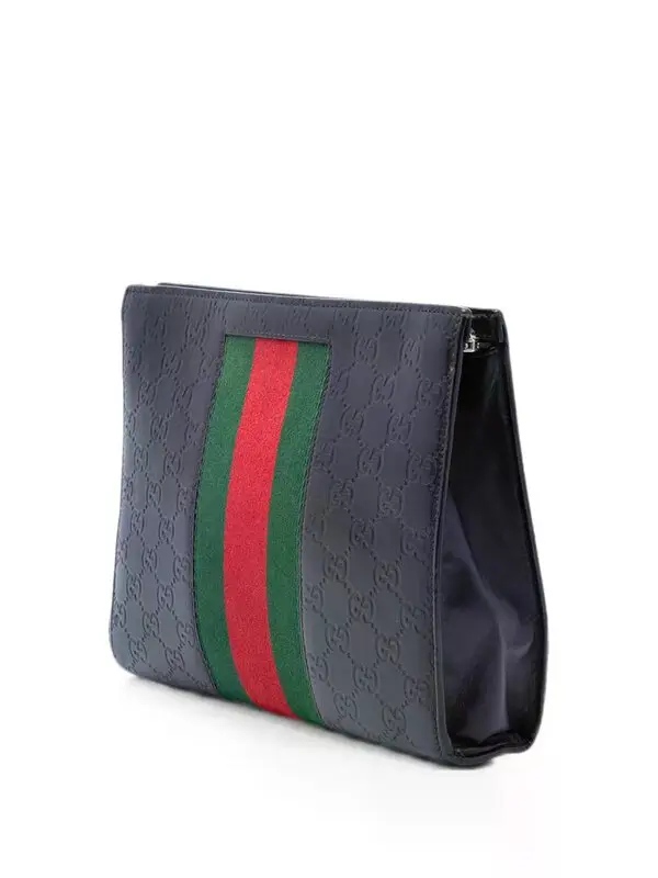 Gucci 2000-2015 Guccissima Web Clutch Bag