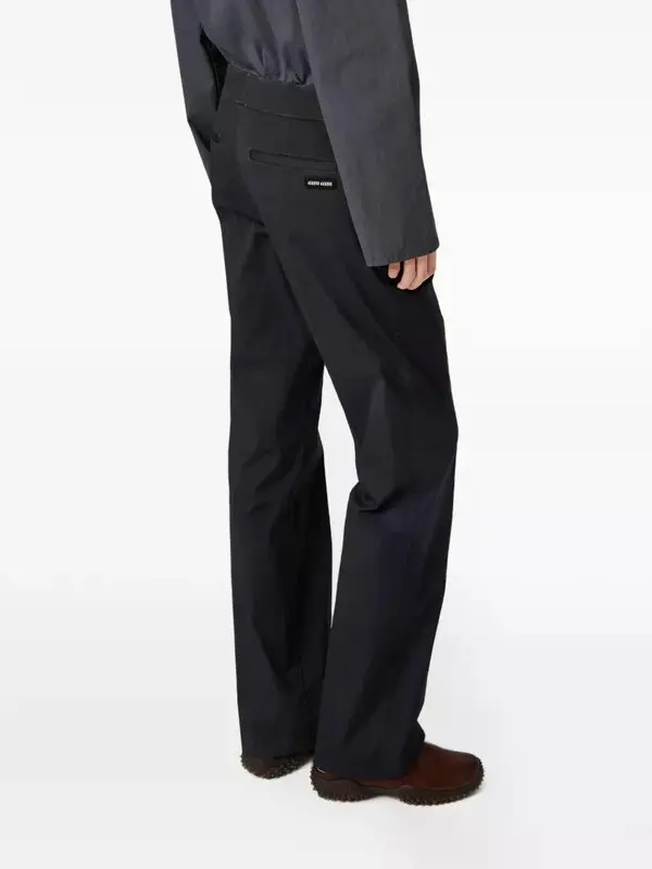 Miu Miu Stretch Poplin Tailored Pants