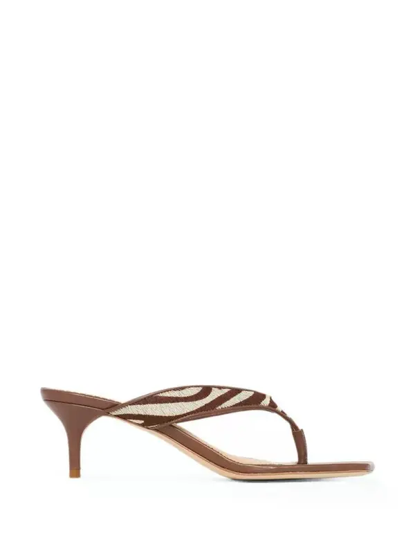 Cinq À Sept Frankie Zebra-print High Heel Sandals