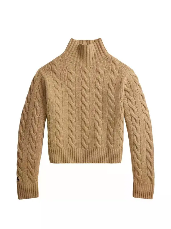 Polo Ralph Lauren Cable Knit High-neck Sweater