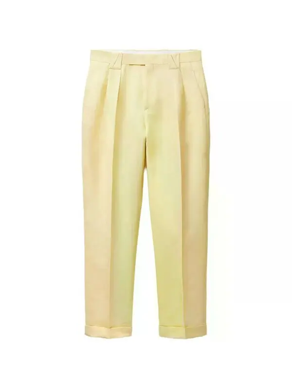 Versace Wool-linen Formal Pants