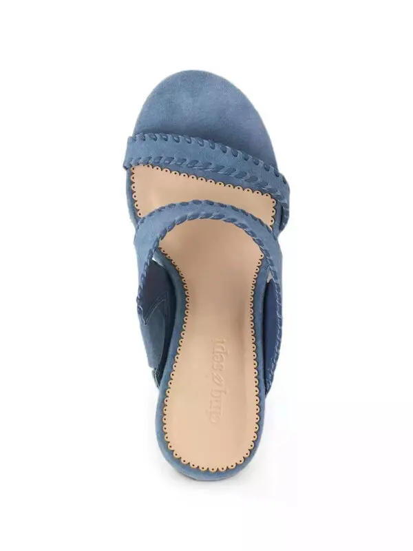 Cinq À Sept Kora Whipstitch-trim Sandals