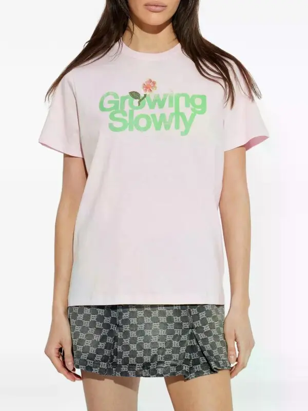 GANNI Graphic-print T-shirt
