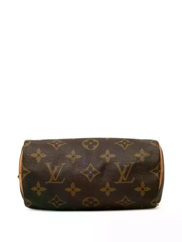 LOUIS VUITTON Monogram Canvas Nano Speedy Bandouliere Satchel - Brown