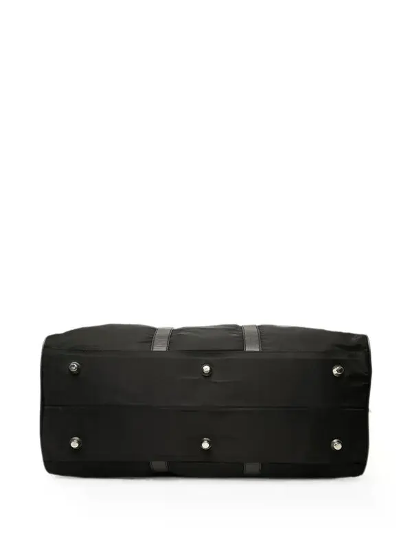 Prada 2000-2013 Saffiano Trimmed Tessuto Travel Bag