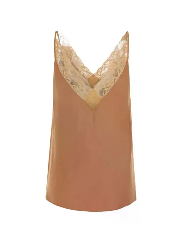 FORTE_FORTE Lace-trim Top