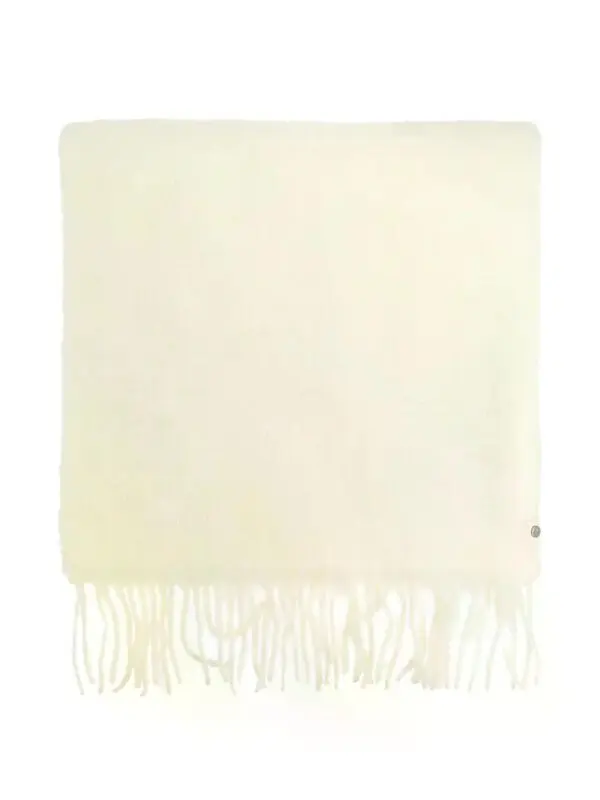Canada Goose Fringed Alpaca-blend Scarf - Neutrals