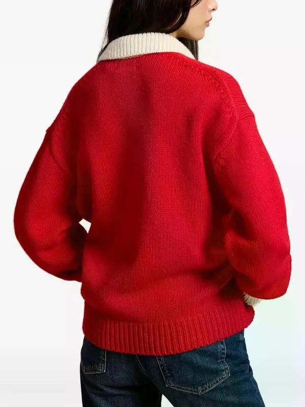 Polo Ralph Lauren Wool Logo Intarsia Sweater
