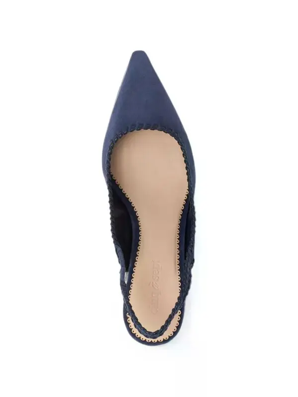 Cinq À Sept Sylvie Braided-trim Pumps - Blue