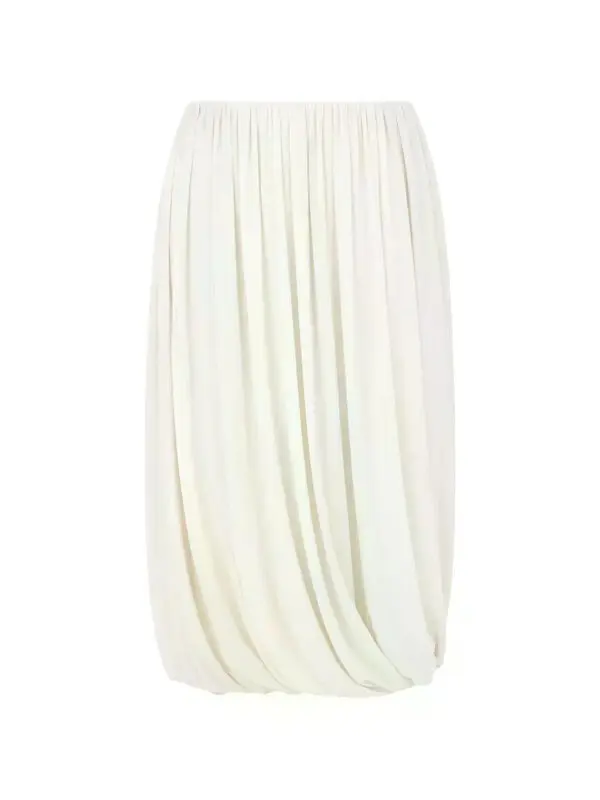 Cinq À Sept Calden Bubble-hem Midi Skirt - Neutrals