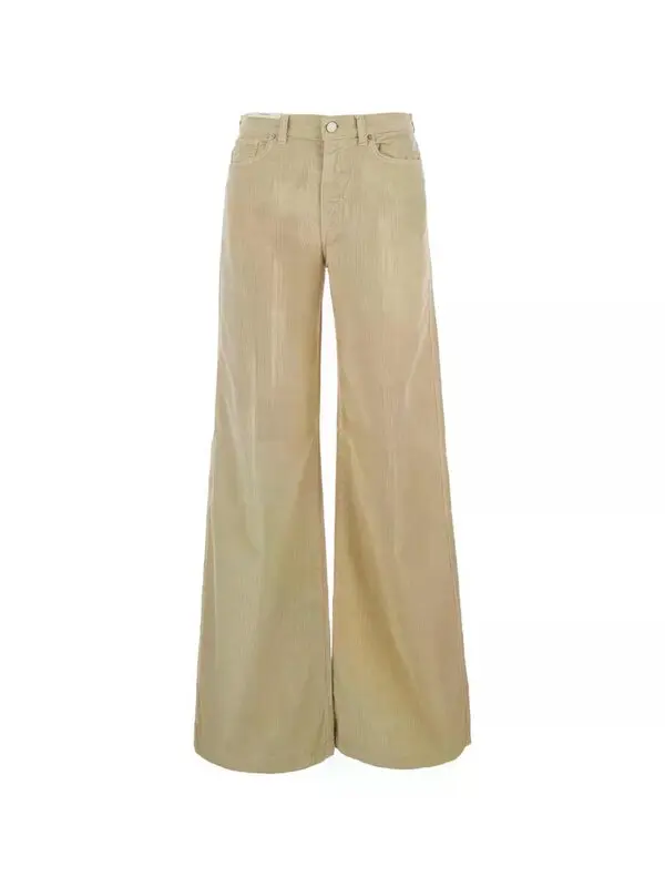 PT TORINO Cindy Corduroy Palazzo Pants - Neutrals