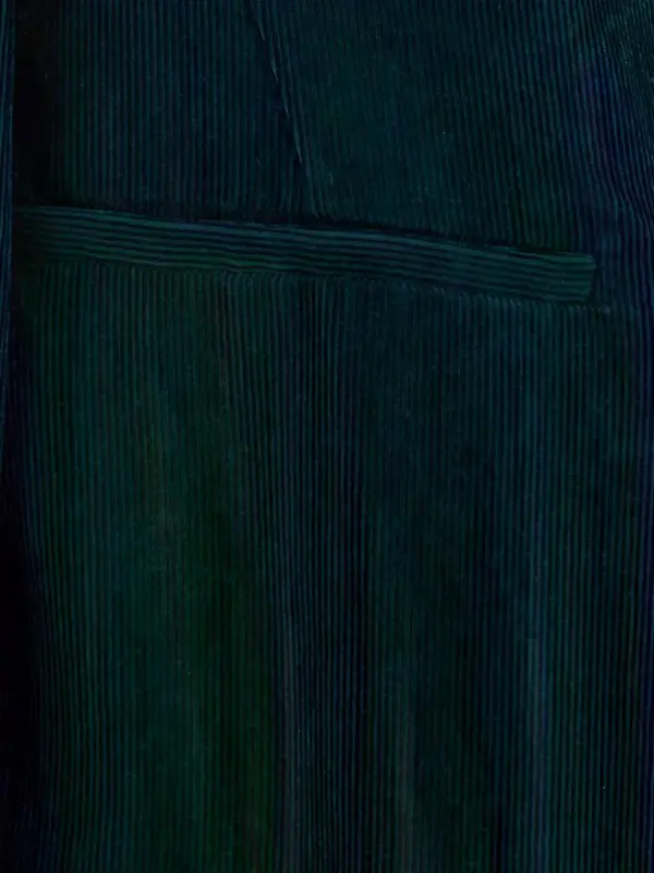 FORTE_FORTE Corduroy-effect Single-breasted Blazer