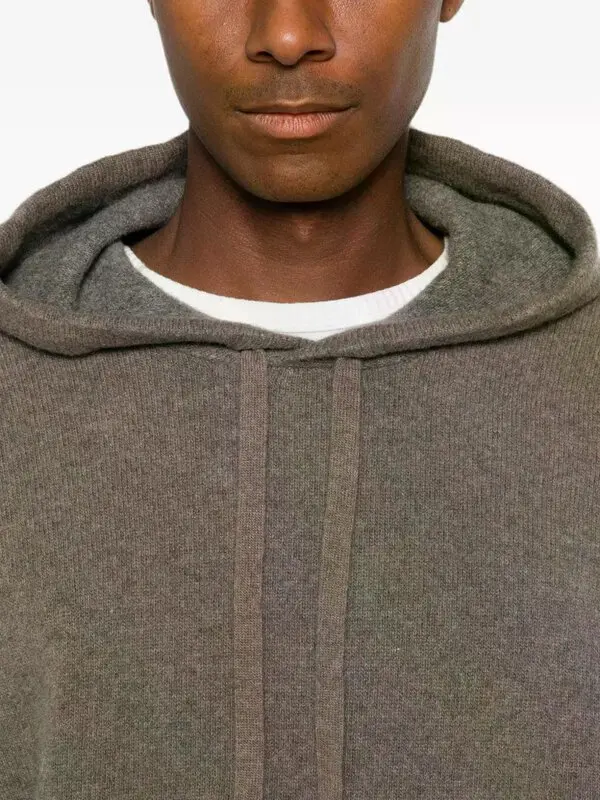ROBERTO COLLINA Front-pouch Hoodie - Brown