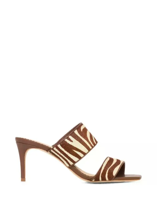 Cinq À Sept Zebra-print Haircalf Stiletto Sandals