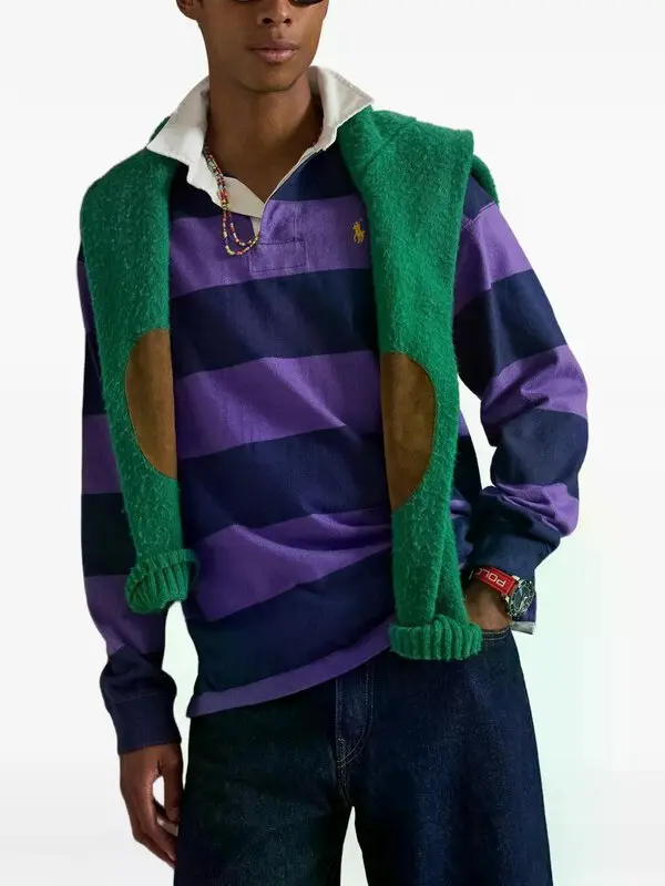 Polo Ralph Lauren Big Fit Striped Jersey Rugby Shirt