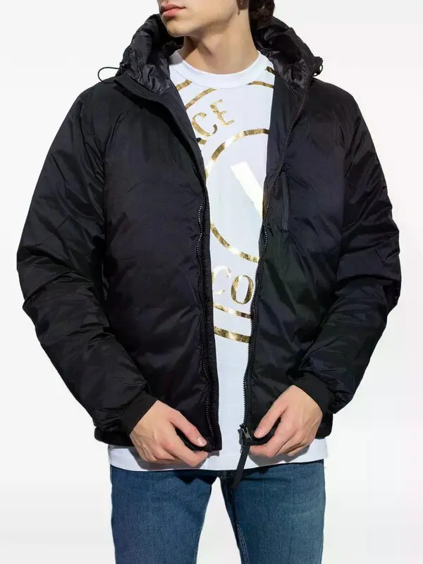 Canada Goose Logo Patch Hooded Jacket