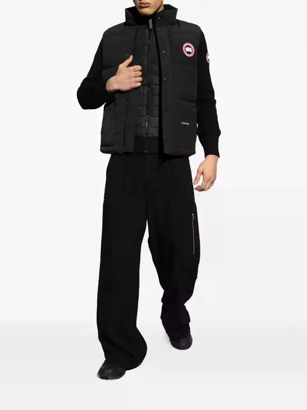 Canada Goose Hybridge Quilted-front Sweater