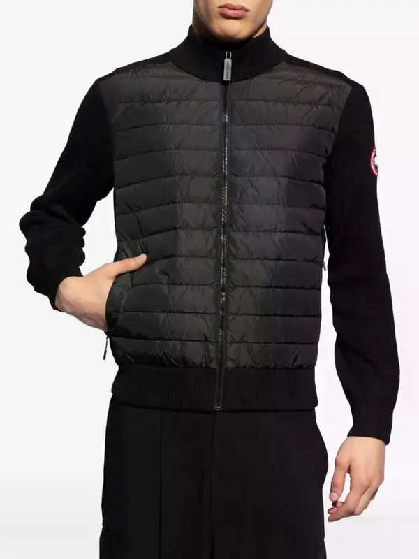 Canada Goose Hybridge Quilted-front Sweater