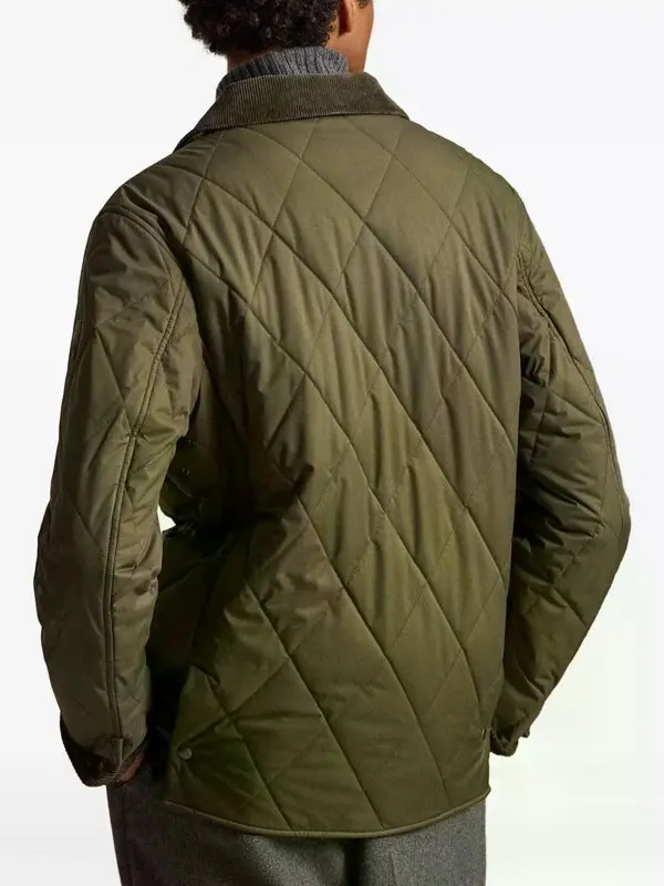 Polo Ralph Lauren Diamond-quilted Jacket With Corduroy Collar
