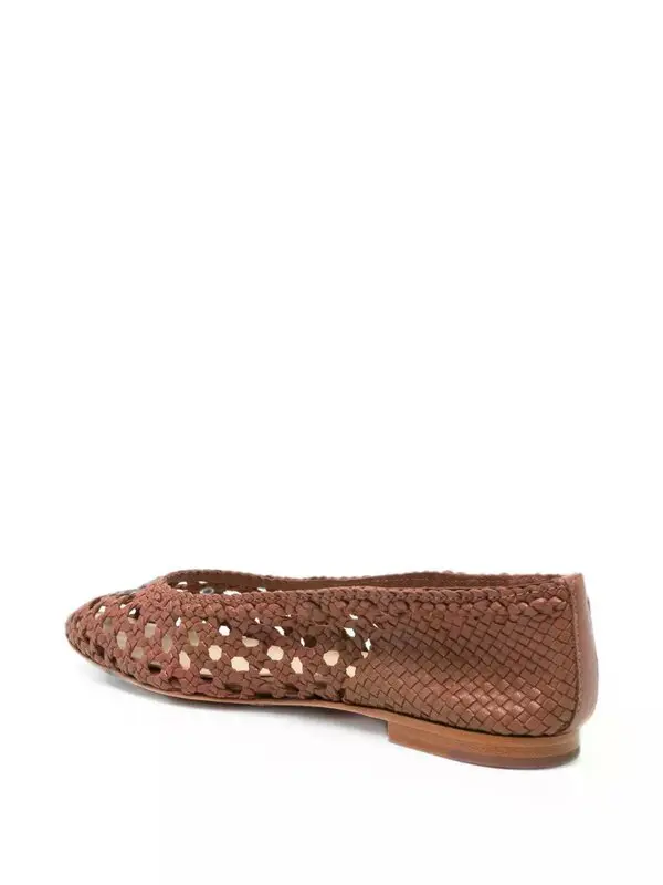Dragon Leather Ballet Flats
