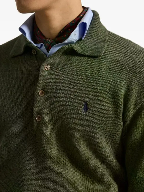 Polo Ralph Lauren Button-placket Sweater