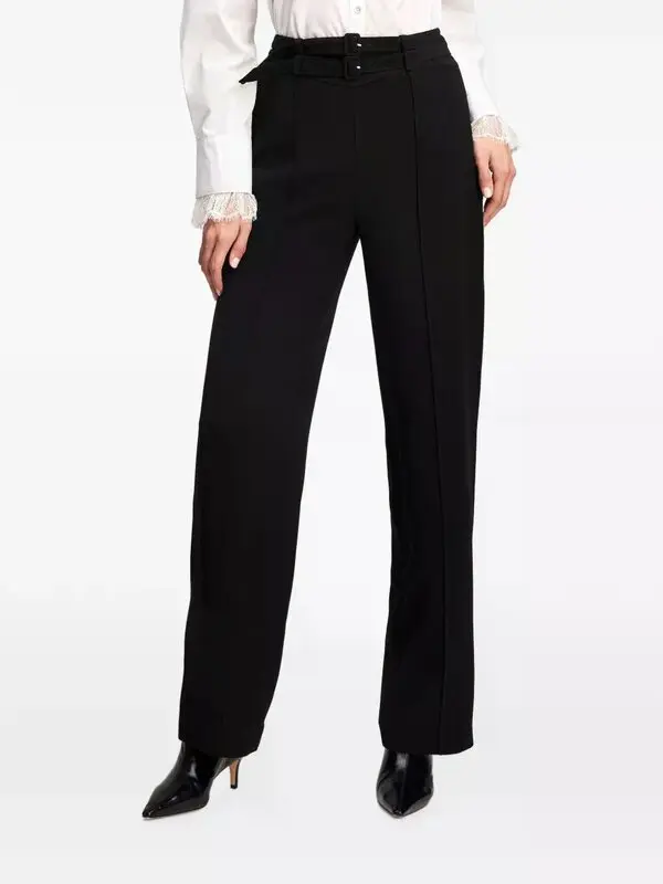 Cinq À Sept Maelor Double-belted Trousers - Black
