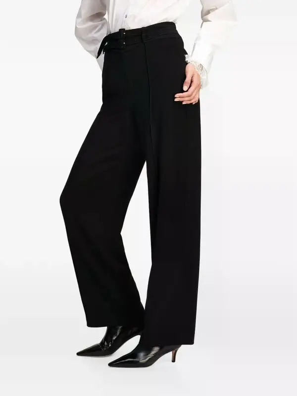 Cinq À Sept Maelor Double-belted Trousers - Black