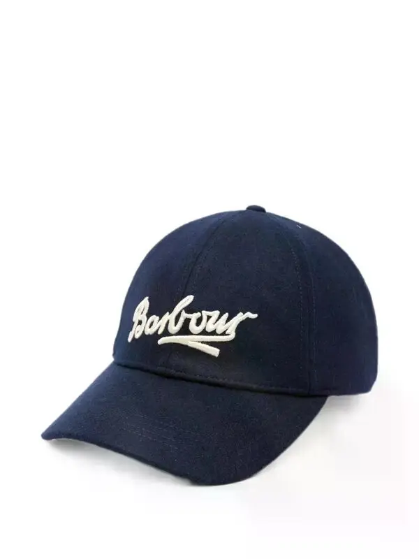 Barbour Embroidered Logo Cap - Blue
