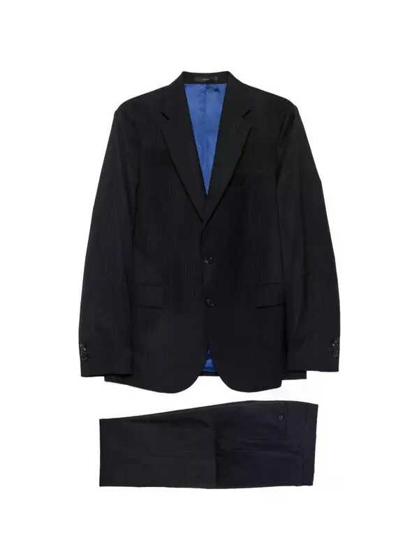 Paul Smith Pinstripe-pattern Single-breasted Suit - Black