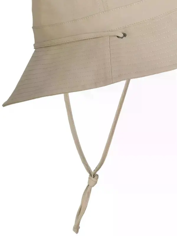 LAMUNT Martha Topstitched Drawstring Bucket Hat