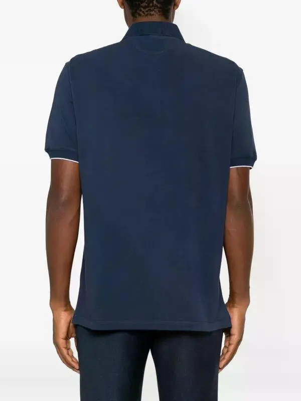 Brunello Cucinelli Logo-embroidered Polo Shirt