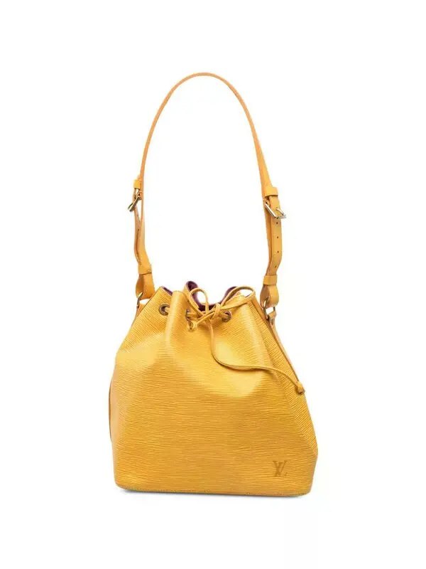 LOUIS VUITTON Epi Petit Noe Bucket Bag - Yellow