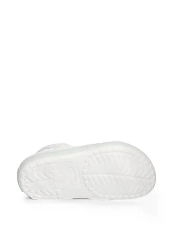 CROCS Perforated Slingback Clogs - White