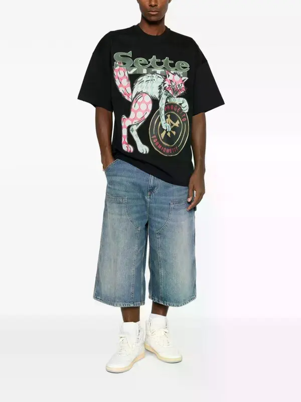 PDF Graphic-print Cotton T-shirt
