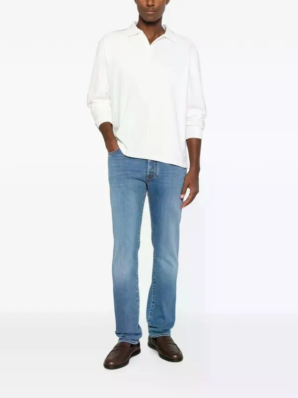 Jacob Cohen Bard Contrast-stitching Slim-fit Jeans