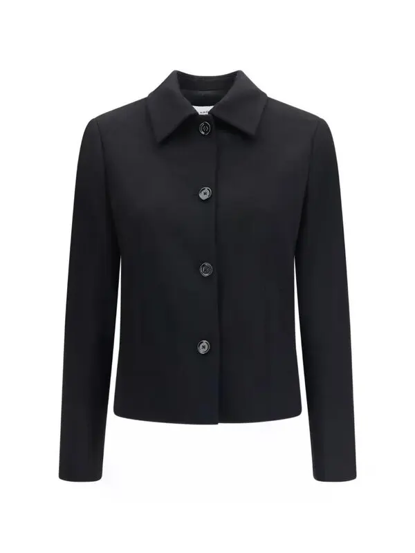 LARDINI Button-up Pointed-collar Jacket
