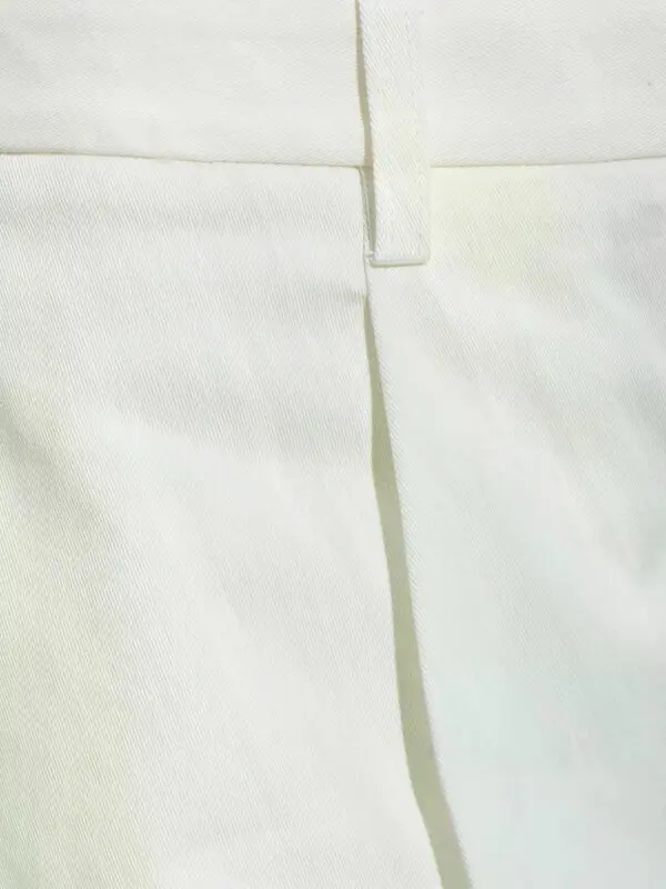 Matteau Pleated Cotton Chino Shorts