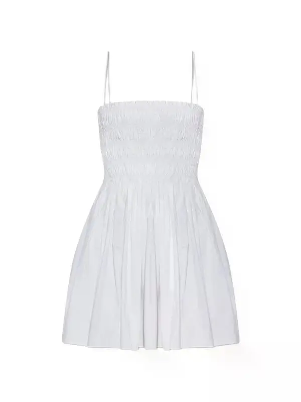 Matteau Shirred-bodice Mini Dress