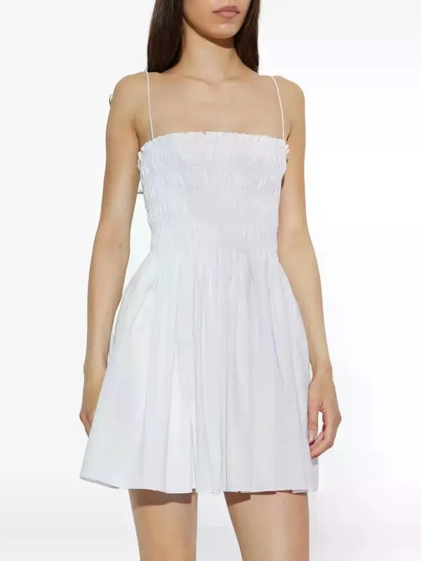 Matteau Shirred-bodice Mini Dress